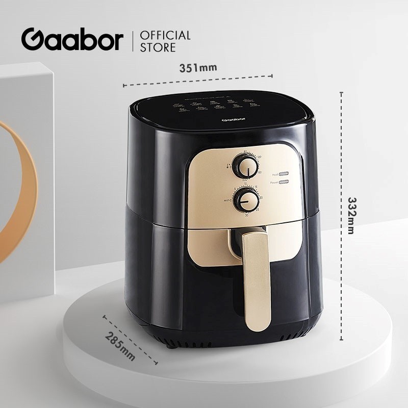 [Bundle Sales]Gaabor 6.5L Air Fryer AF65M-BK01A + 1.5L Multi Cooker GR ...