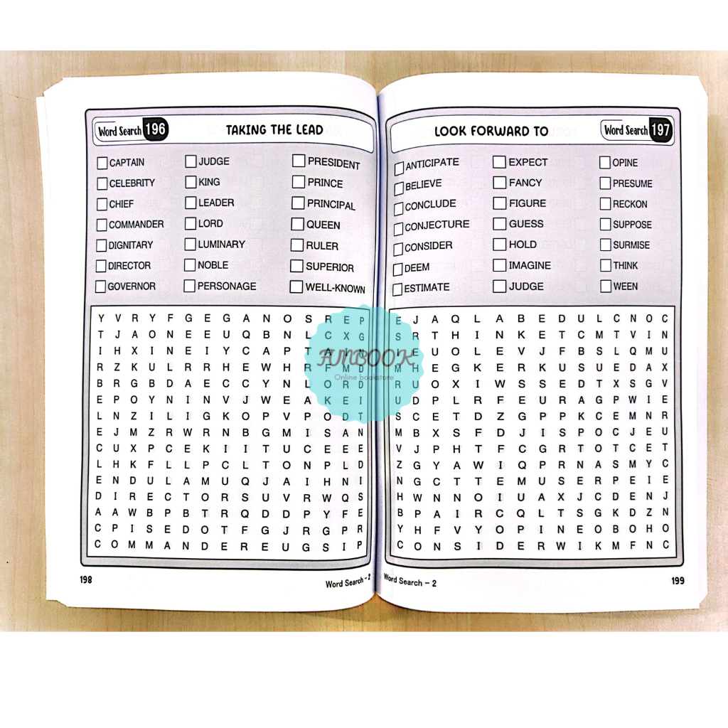 [FUNBOOK] A puzzle a Day 365 Days of word search Mind to Mind | Shopee ...