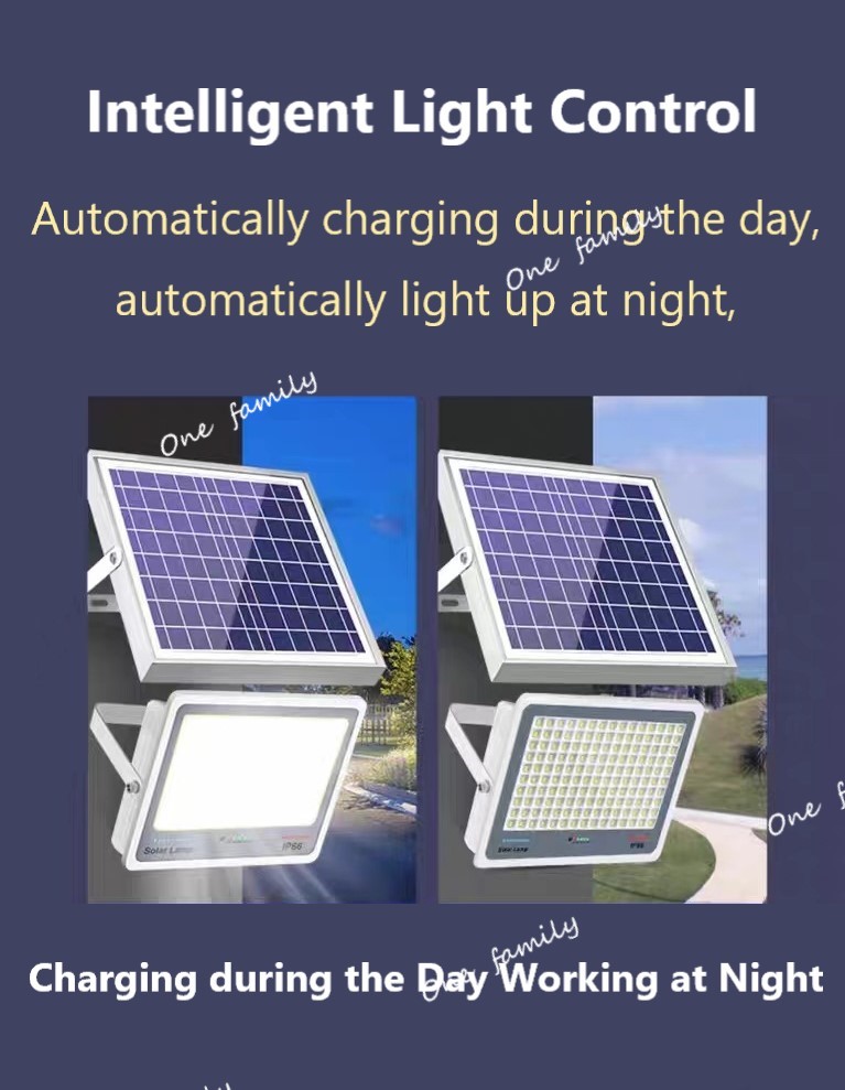 2025 Solar High bright LED Flood Light 100W~800W Outdoor Spotlight with ...