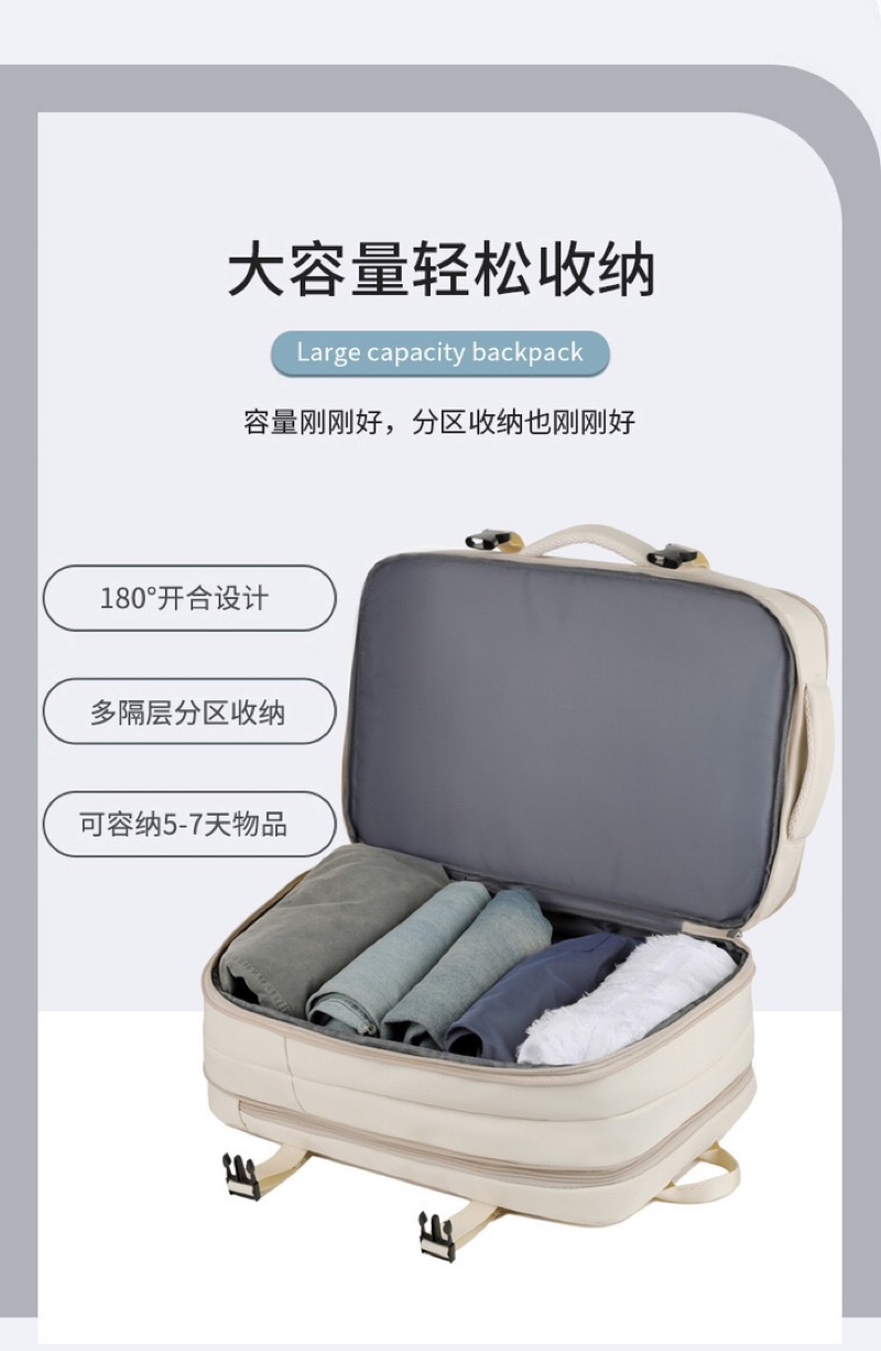 Travel Backpack Laptop Office Backpack Expandable Waterproof Large ...