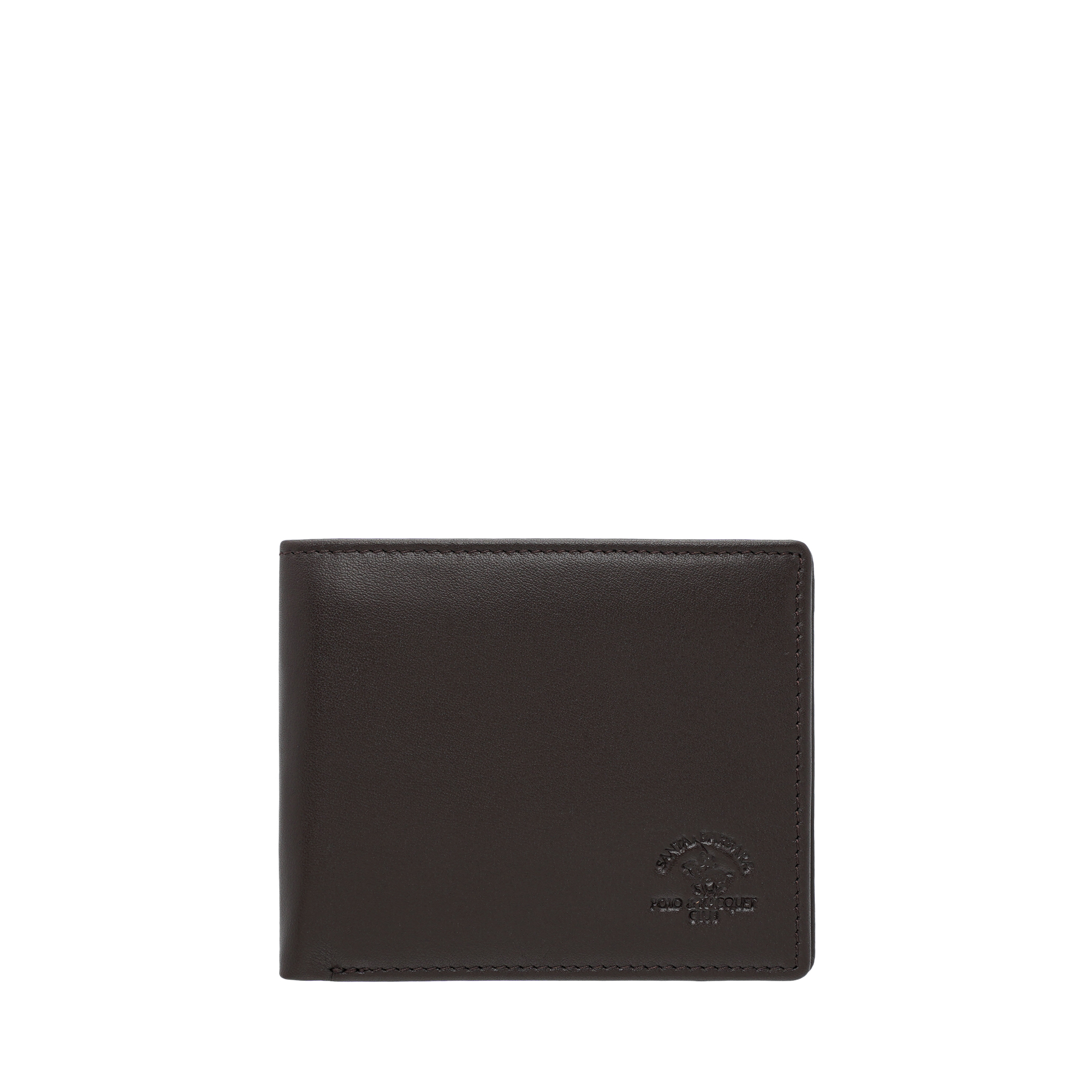 Santa Barbara Polo & Racquet Club Men's Genuine Leather 8 Cards Wallet ...