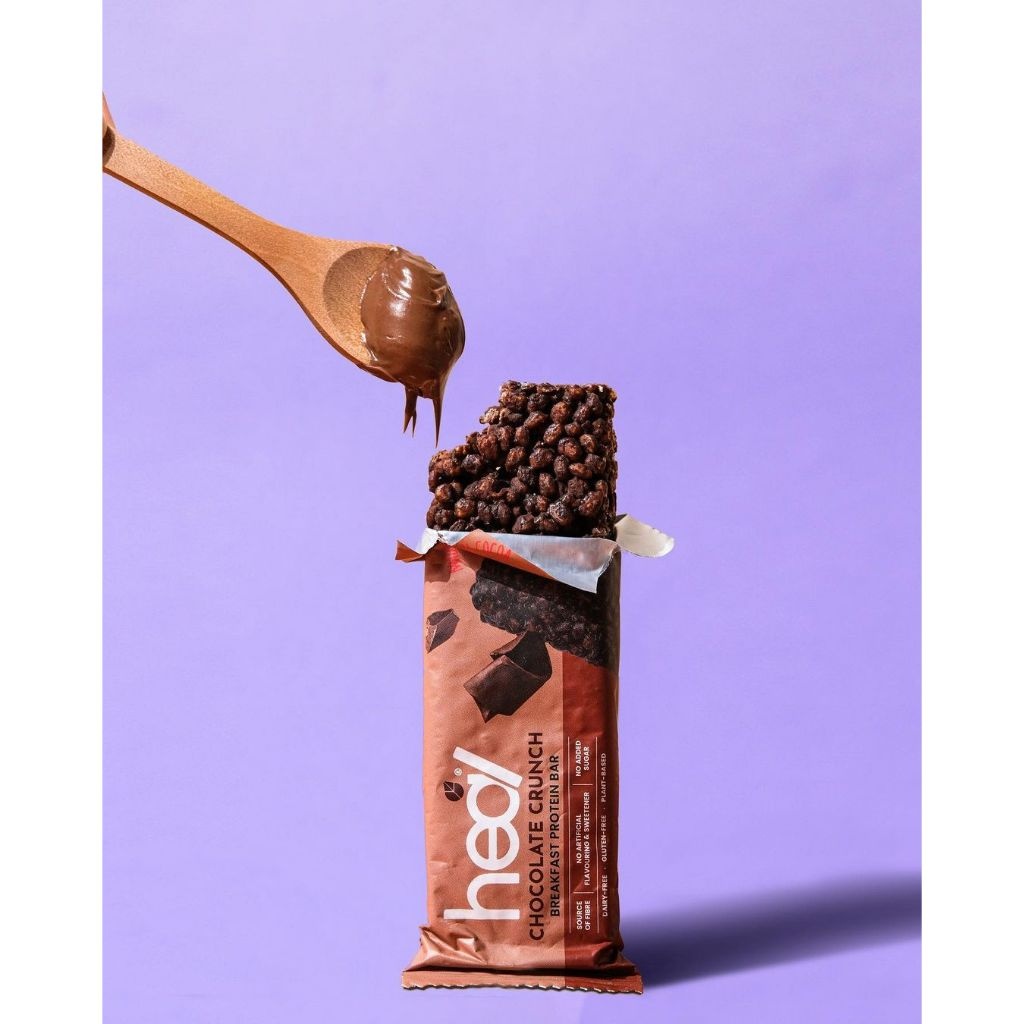 HEAL PROTEIN BAR Chocolate Crunch/ Fruity Raspberry Breakfast snack ...