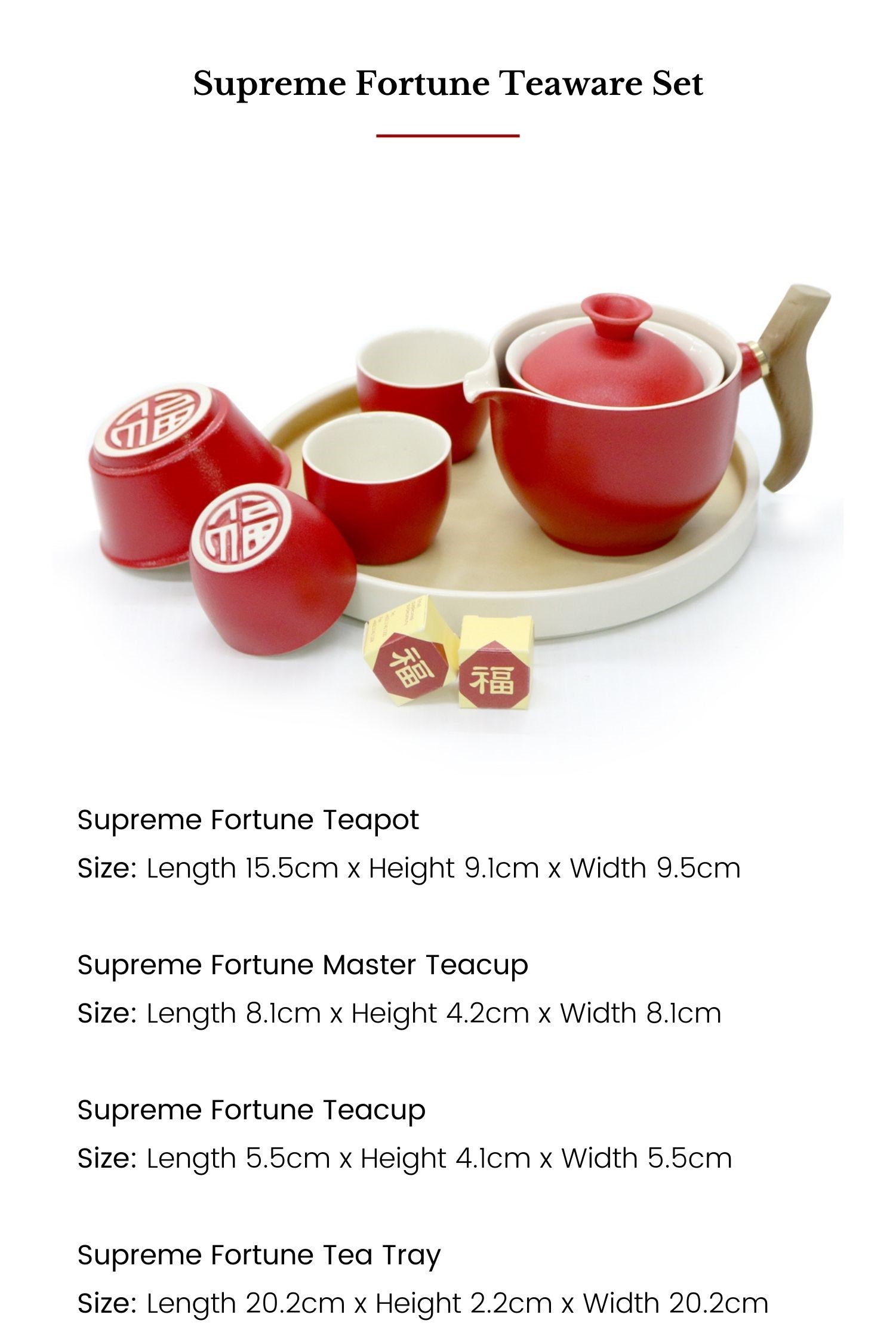 Purple Cane [Supreme Fortune] CNY Teaware Gift Set 紫藤【洪福齐天】紫藤新年茶礼 ...