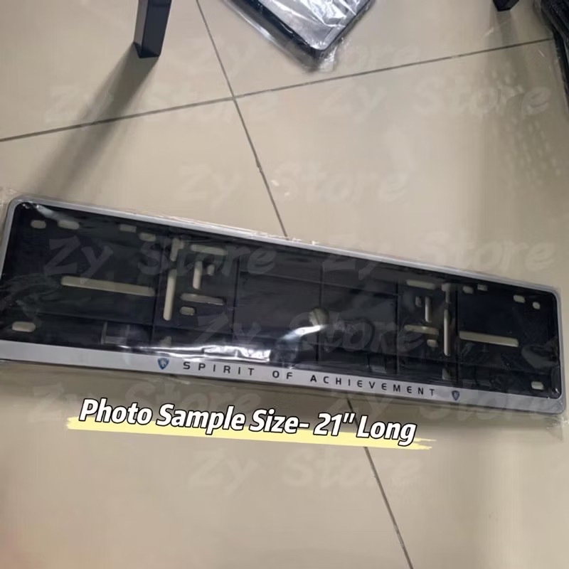 UNIVERSAL CAR NUMBER PLATE FRAME - LONG & SQUARE BEZZA VIVA AXIA MYVI ...