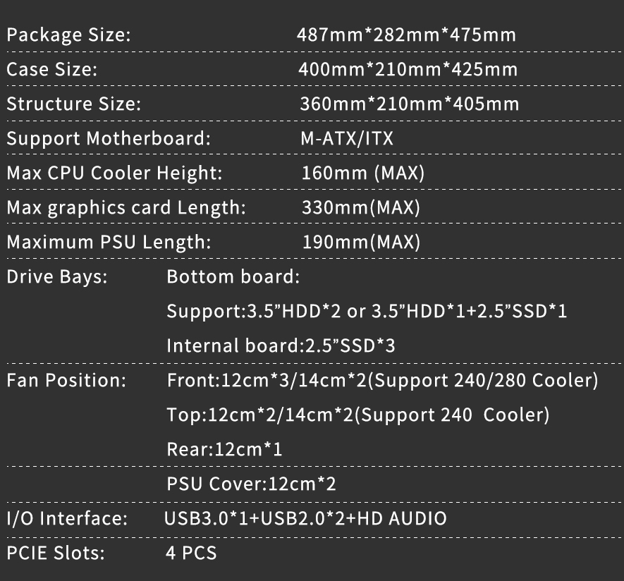 # Segotep Alpha - mATX T.G PC Case With 4 x 120mm ARGB Fans Pre ...