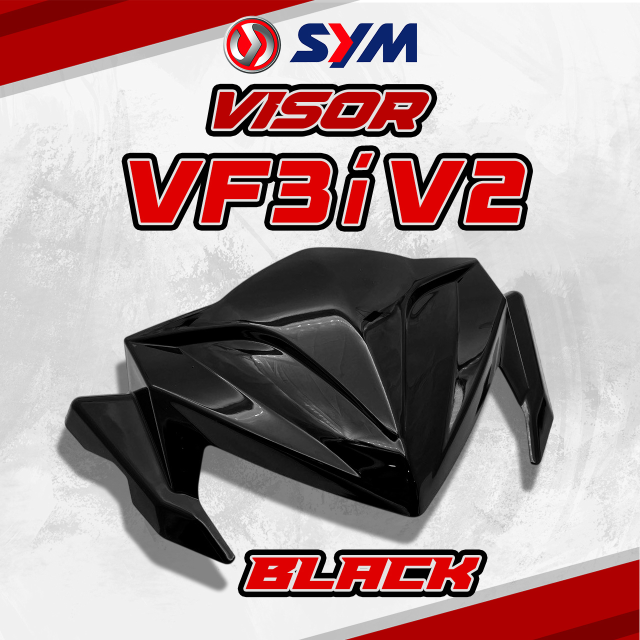 VISOR COWLING SYM VF3I 185 / VF3I V2 / VF3I 185CC WINDSCREEN WINDSHIELD ...