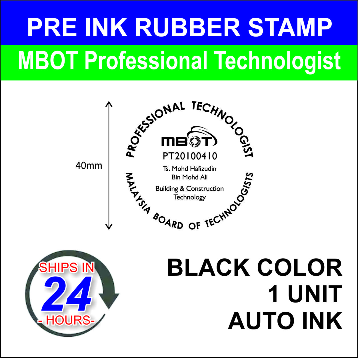 MBOT Professional Technologist / Certified Technician | Malaysia Board ...