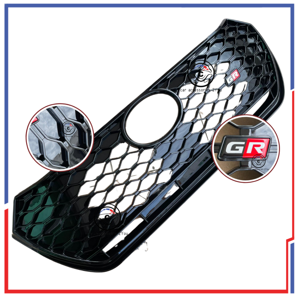 Perodua Ativa 2021 Front Grill Glossy Black (Mini Cooper Style) RS/GR ...