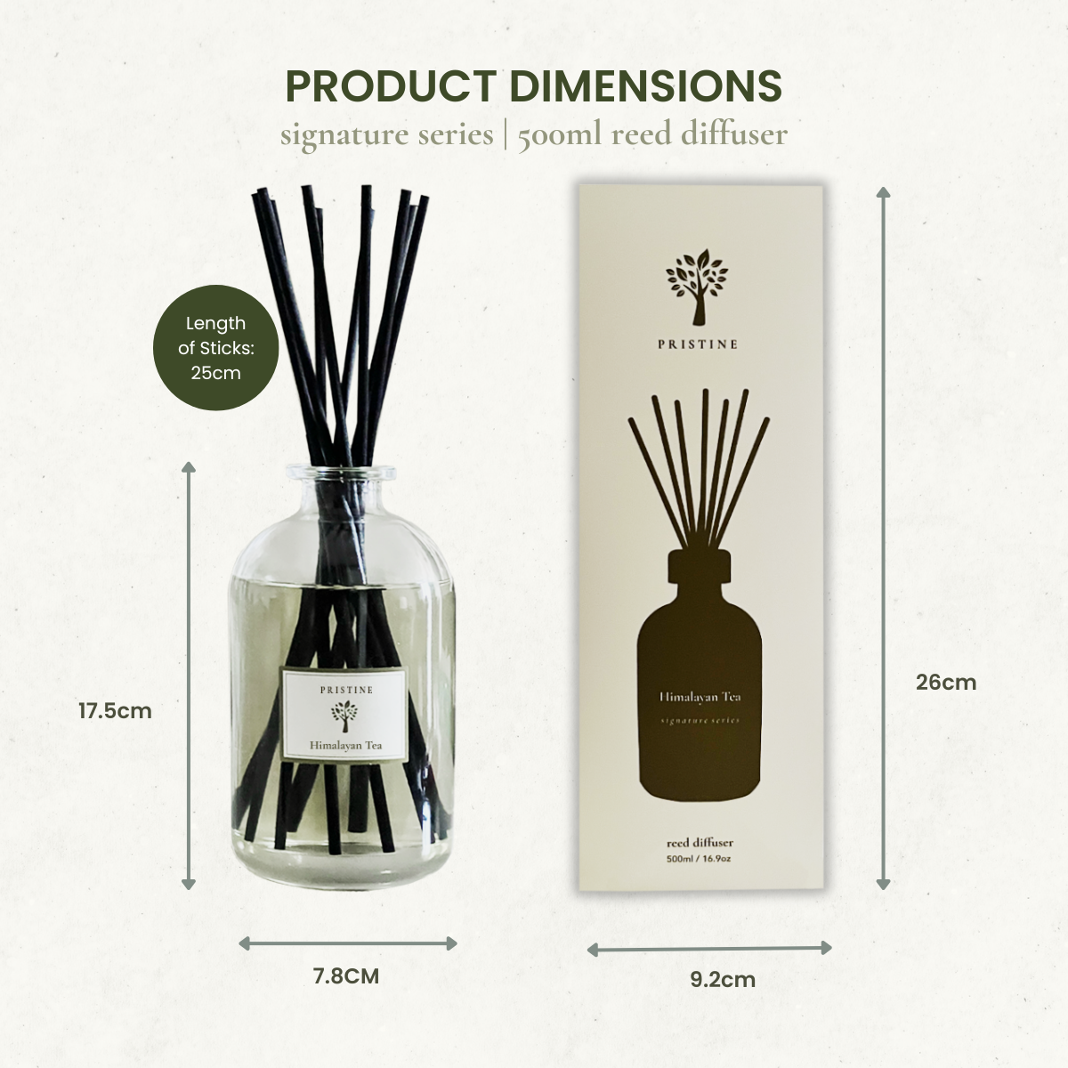 Pristine Reed Diffuser | Himalayan Tea | Signature | Essential Oil ...