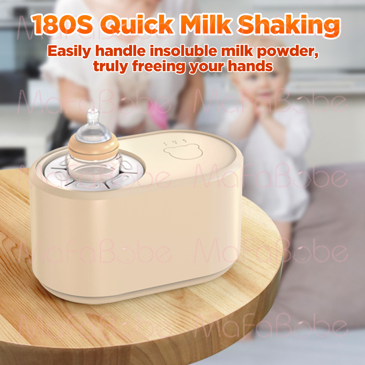 Baby Milk Shaker Machine Electric 3 Speed Adjustable Baby Milk Powder ...