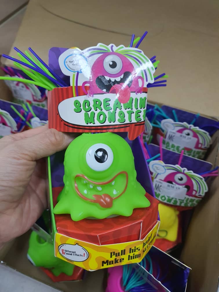 Screaming Monsters Toys Funny Hair Pulling Decompressed Fidget Relax ...