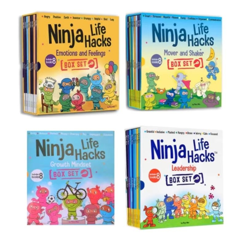 (32 Books) Ninja Life Hacks Early Learning Story Books | Shopee Malaysia