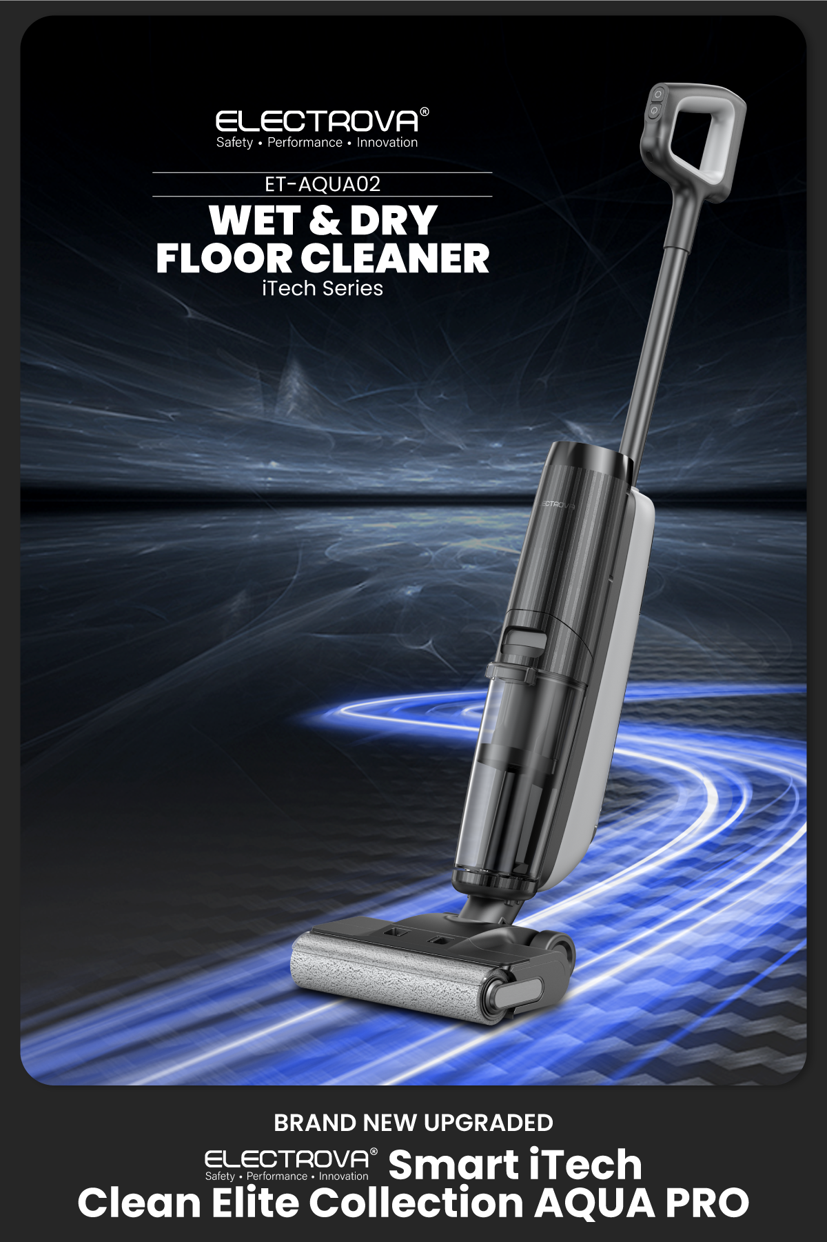 Electrova Cordless Wet & Dry Vacuum Cleaner Aqua Pro Smart iTech Clean Elite Collection | Shopee ...