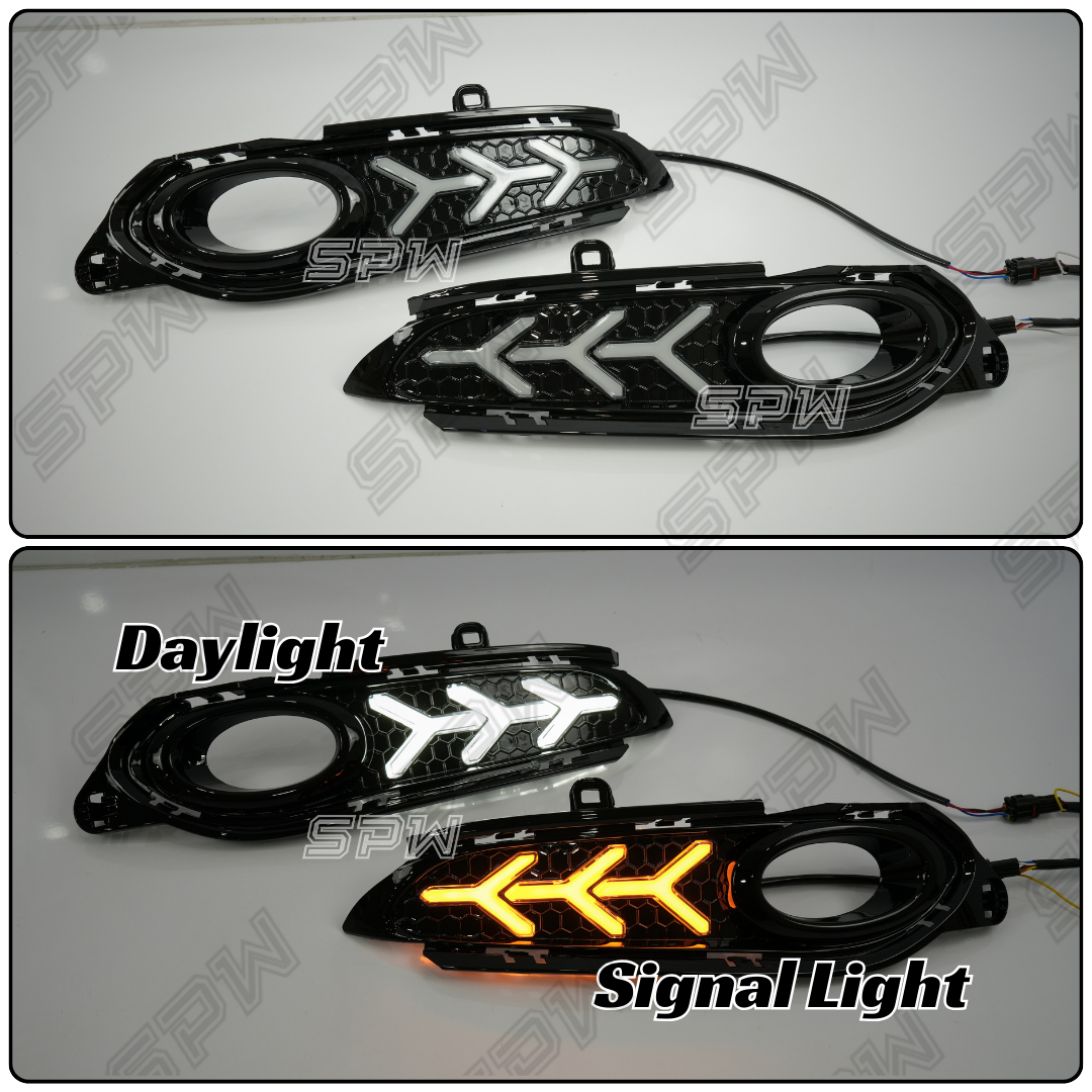 Honda HRV HR-V VEZEL (2015-2018) Daylight DRL Foglamp LED Cover ...