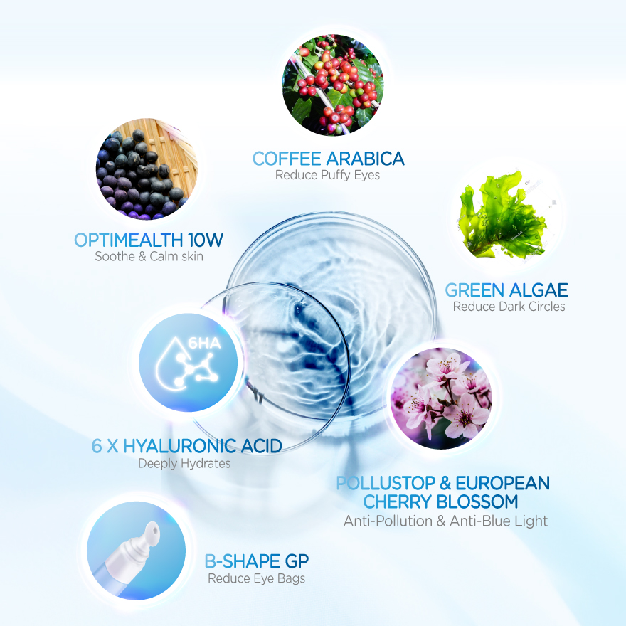 Hada Labo Hydrating Brightening Eye Snow Dew (20g) | Shopee Malaysia