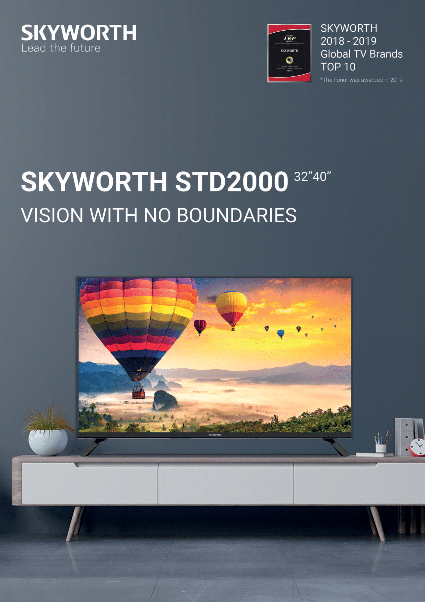 Skyworth 32 & 40 Inch HD Basic Digital TV 32STD2000 & 40STD2000 | Dolby ...