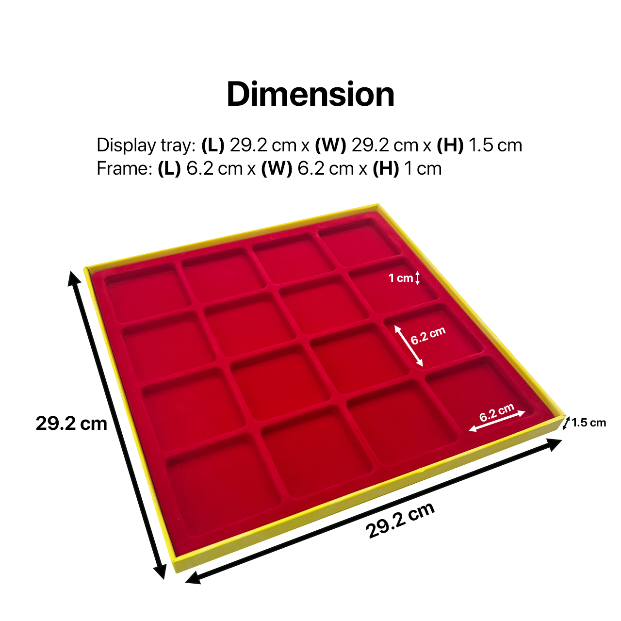 PCCB MINGT Premium Coin Display Tray 16/25/36 Grid Option Certification ...