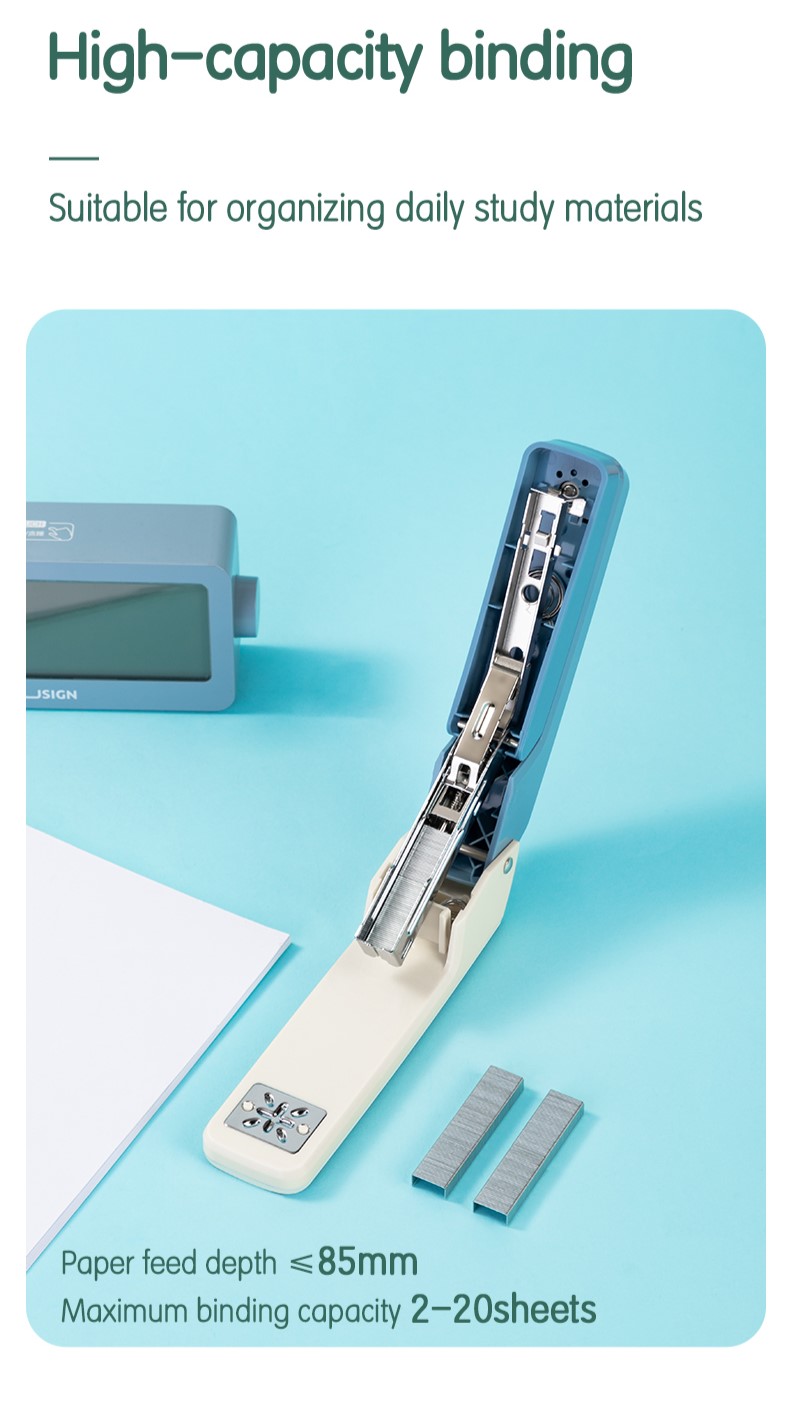 Deli 360° Rotating Stapler for No. 24/6 & 26/6 Bullets 可旋转订书机 Office ...