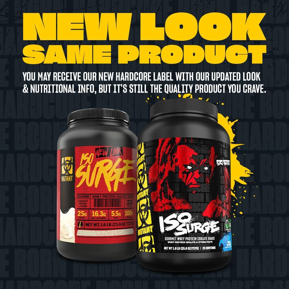 Mutant Hardcore ISO (Iso Surge / IsoSurge) 100% Whey Protein Isolate ...