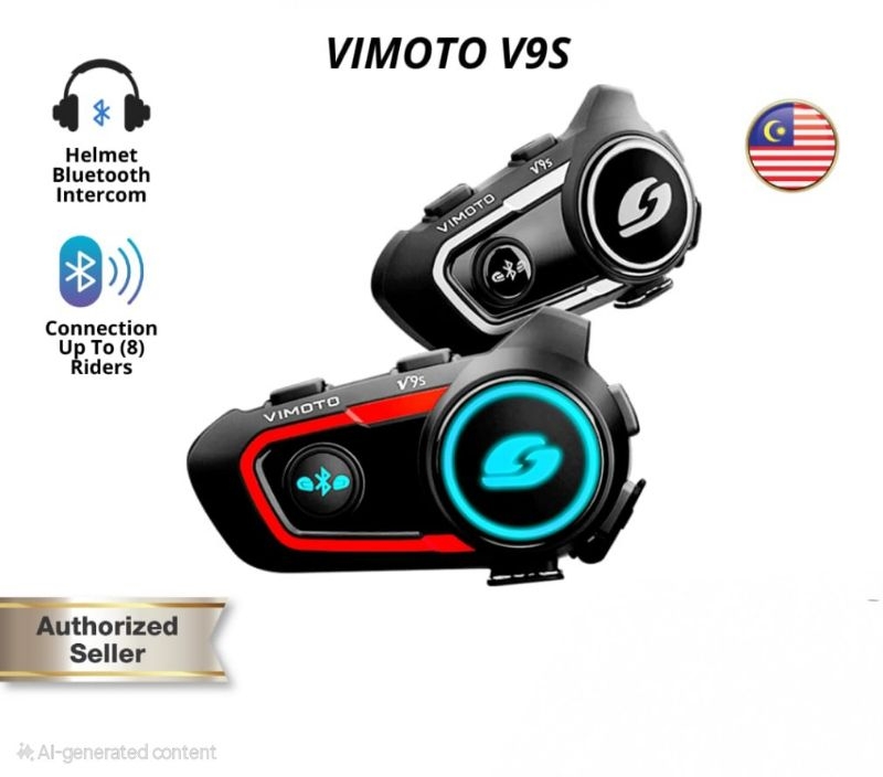 [LAST CALL OFFER] Vimoto V9S Bluetooth Intercom System V9s (1pax ...