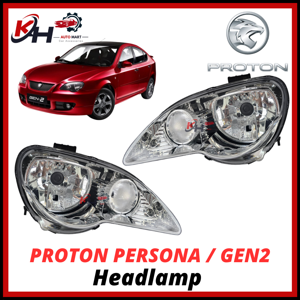 TYC (TAIWAN) PROTON PERSONA / GEN2 Silver Headlamp Car Head Light LAMPU ...