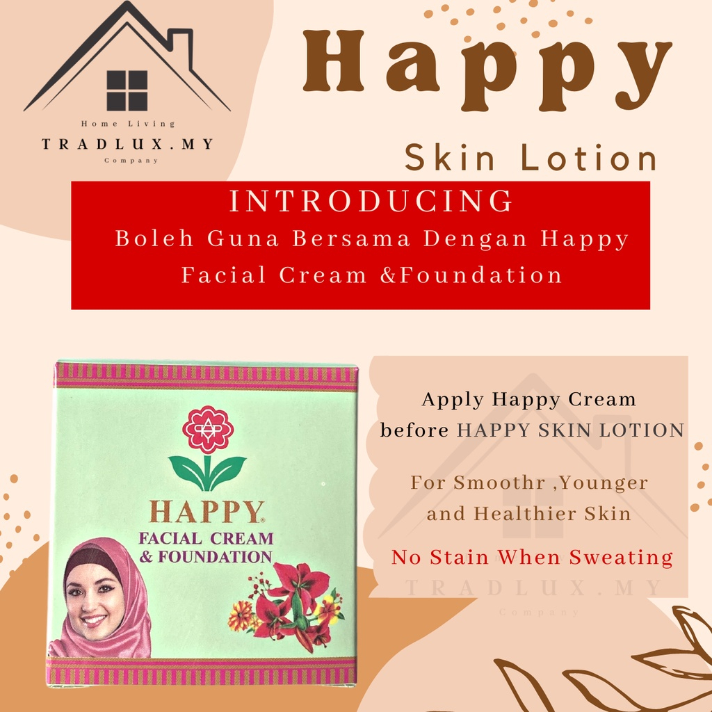 Happy Facial Cream Sunblock Spf15 3.5g Happy Cream Happy Lotion ...