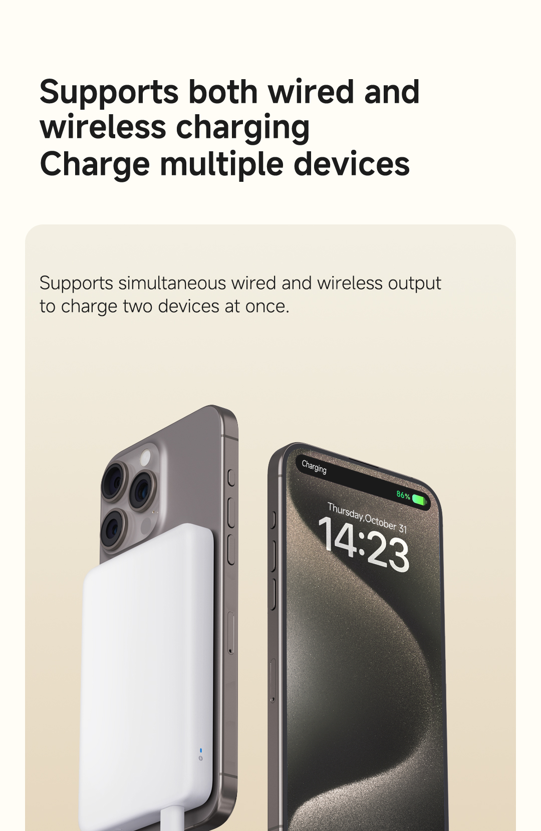 Xiaomi Magnetic Power Bank 5000mAh | Powerful Magnetic Attraction ...