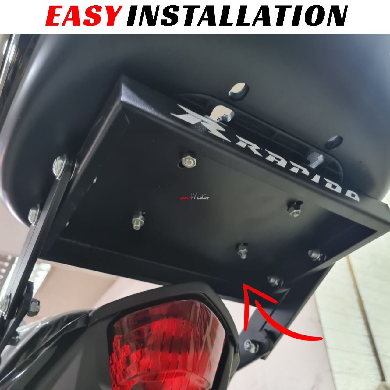 ALIEN 32L TOP BOX SIPUT+RAPIDO ADJUSTABLE RACK LIPAT LC135 V2-V8 RSX ...