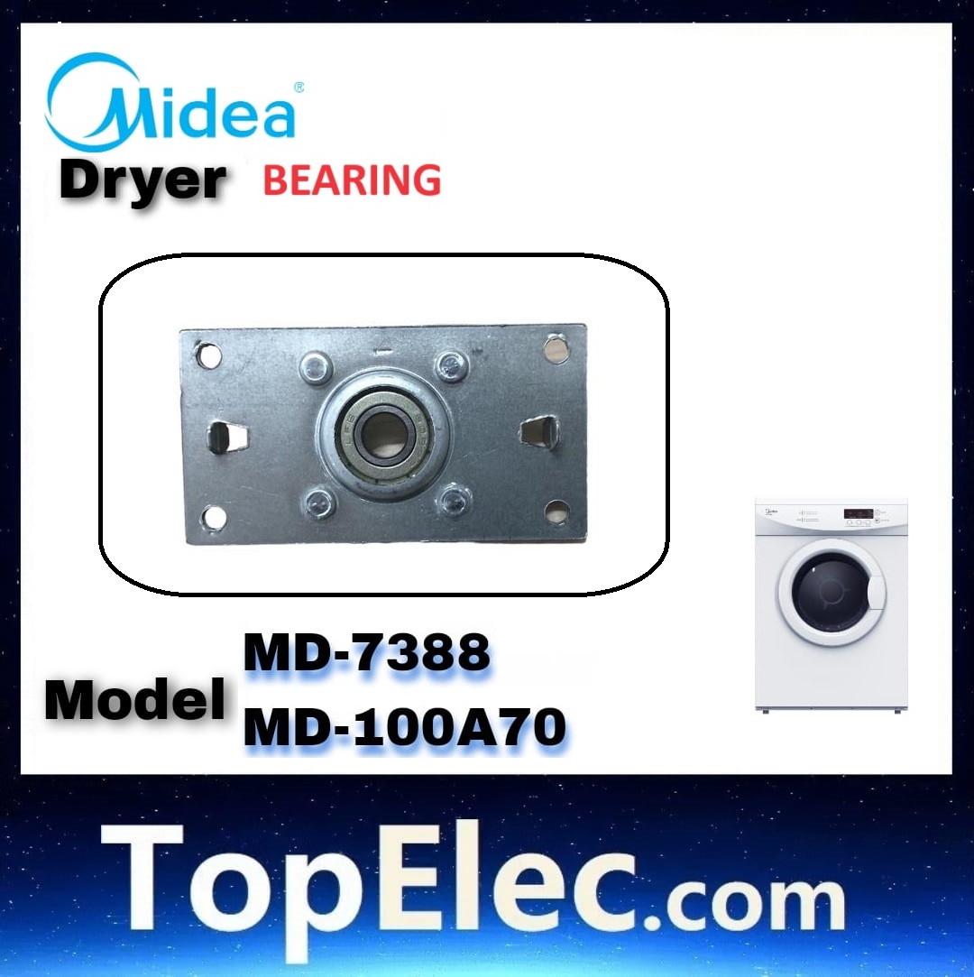 MIDEA DRYER BEARING (7KG) Tumble Dryer MD-6288 MD-7388 MD-100A70 ...