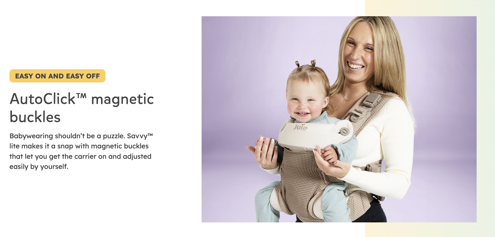 Joie Savvy Lite Air Baby Carrier 3in1 Carrying Positions | Shopee Malaysia
