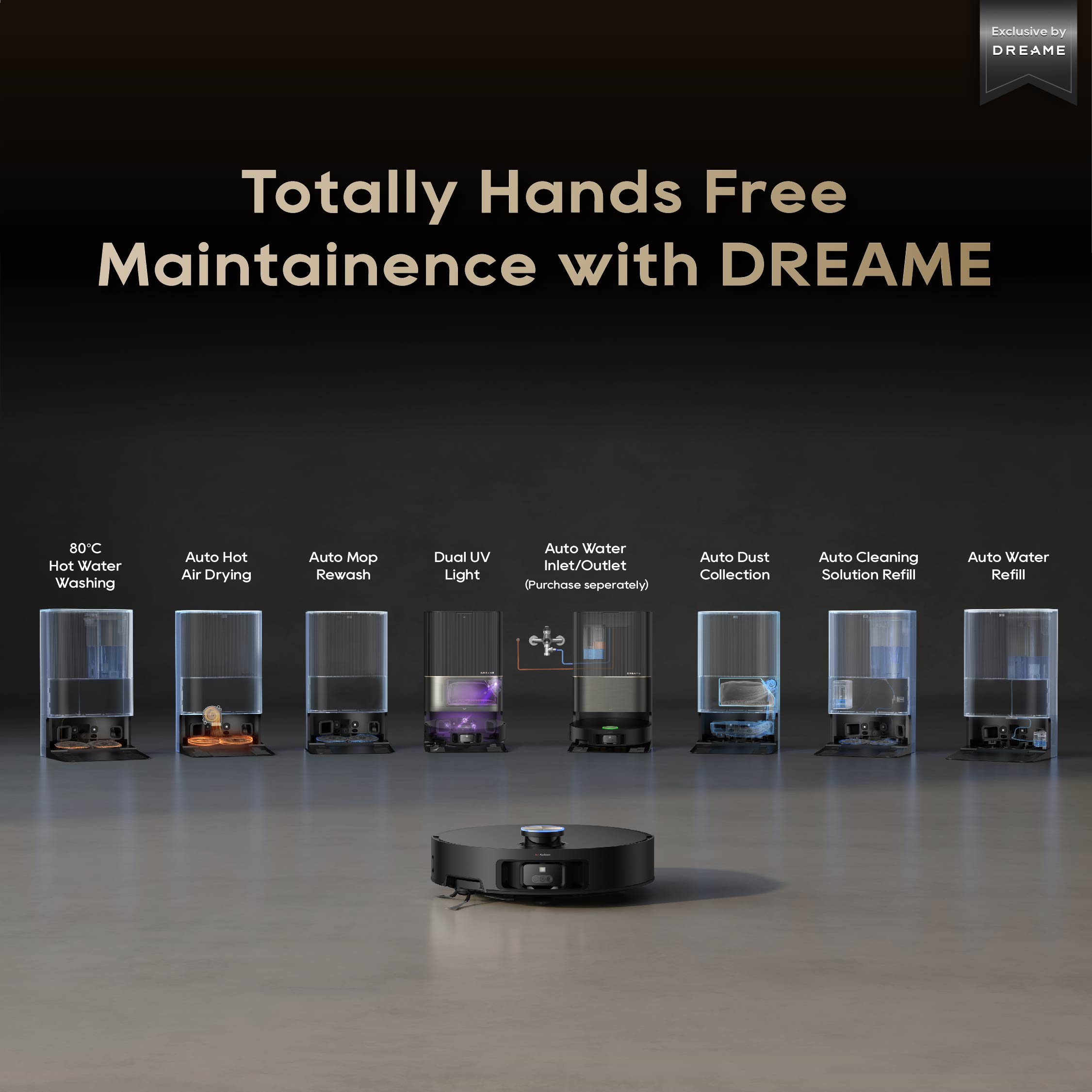 Dreame X50 Master Robot Vacuum | 20,000Pa | Climbs Up to 6CM ...