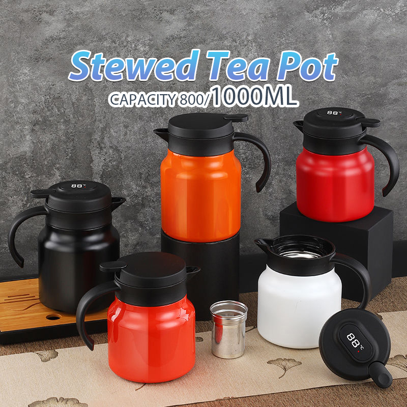 316 Thermos Stainless Steel Teapot Thermal Insulation Stewed Teapot ...