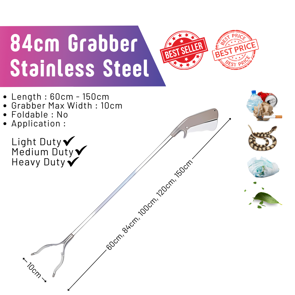 Pick-up Tools Rubbish Picker Trash Picker Multipurpose Foldable Grabber ...