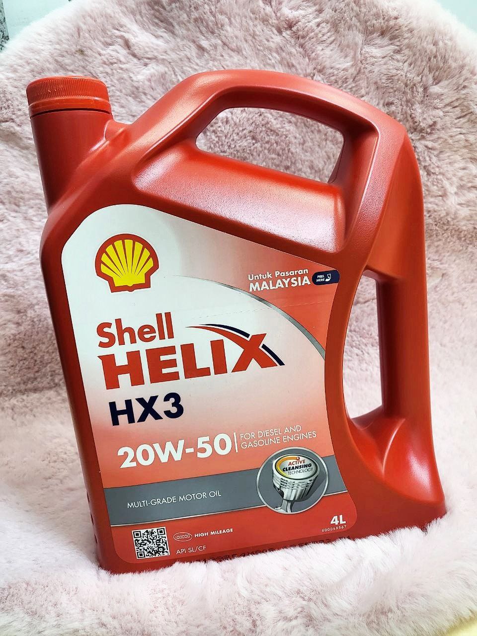 ENGINE OIL SHELL HELIX HX3 20W/50 SYNTHETIC ORIGINAL FOR PEROTON ...
