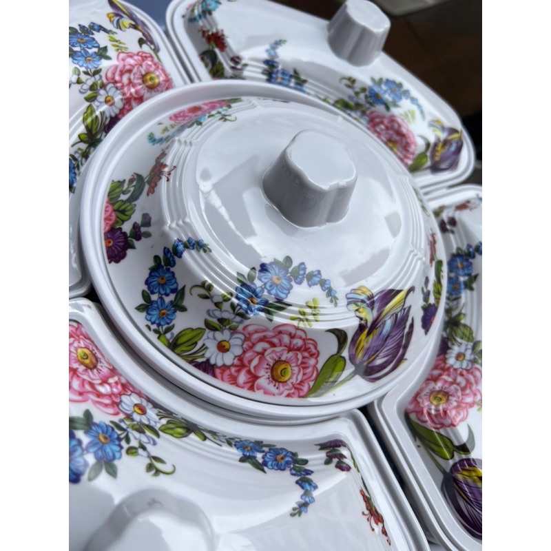 17” 13pcs & 14” 11Pcs Party Serving Set_Party Set_Dome Set/Melamine ...
