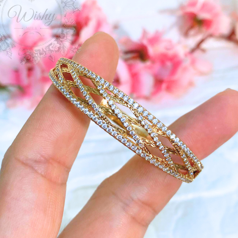 Gelang Suasa Dewasa Bangle Emas Suasa Sadur Plated | Shopee Malaysia