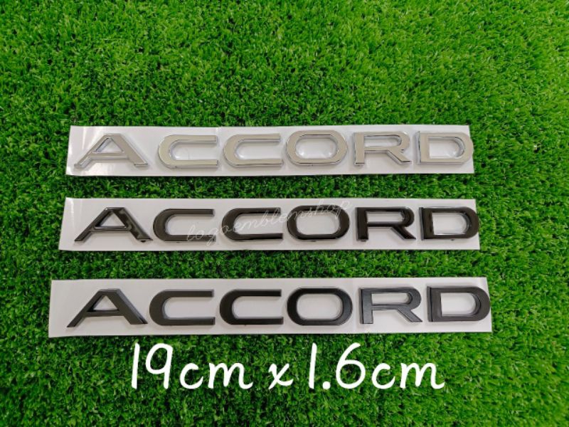 Honda Accord 19cm Badge Tulisan Emblem Logo | Shopee Malaysia