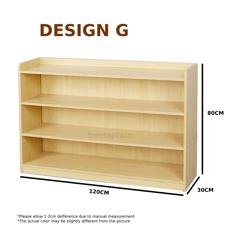 Kindergarten Cabinet Wooden Rack Storage toys Shoe Rack Bookshelf Rack ...