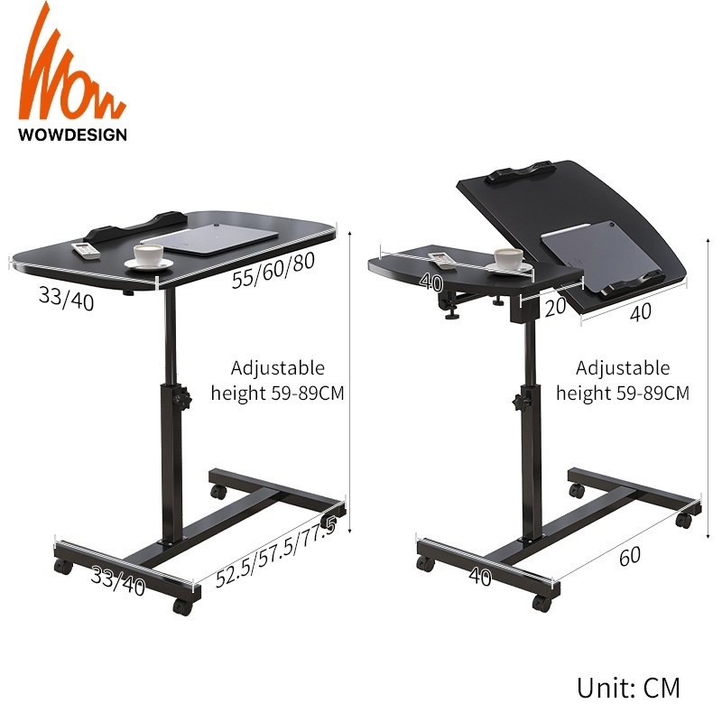 Nursing Table Adjustable Hospital Side Table Meja Makan Hospital Meja ...