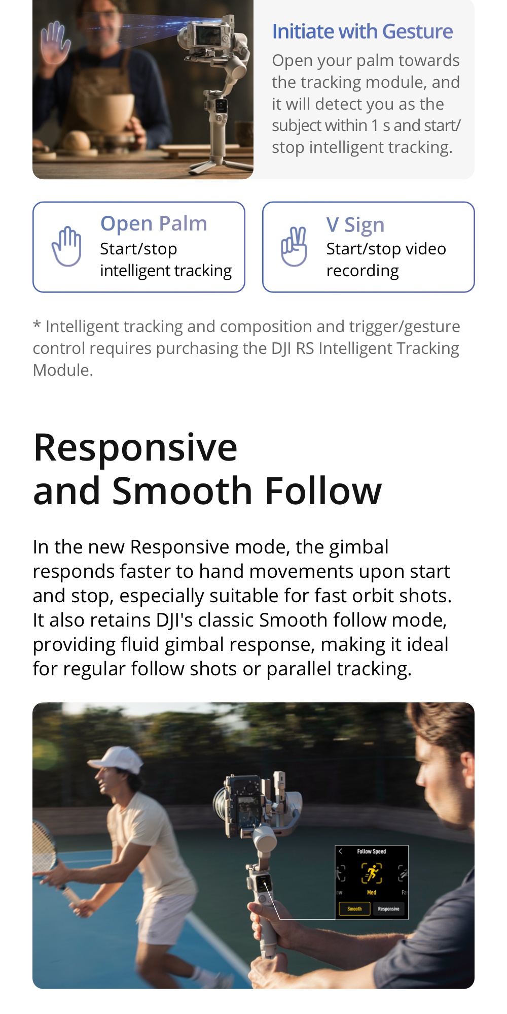 DJI RS 4 Mini & RS4 Mini - Intelligent Tracking and Compositions ...