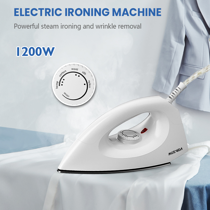MEEVIDA 1000W Non Stick Soleplate Handheld Electric Iron Portable ...