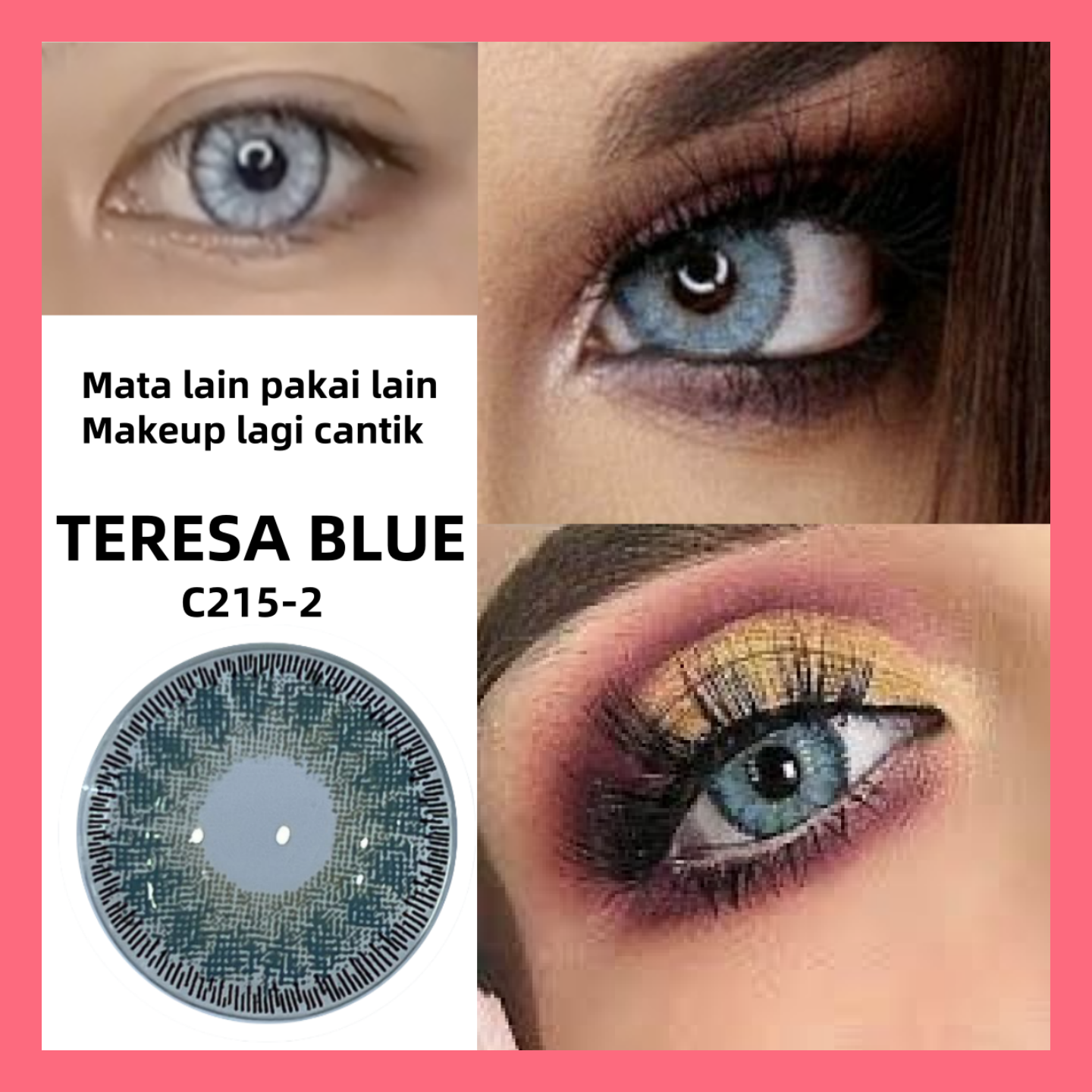Contact Lens Lence KANTA MATA KKM MDA CERTIFICATE Hot Natural Selesa ...
