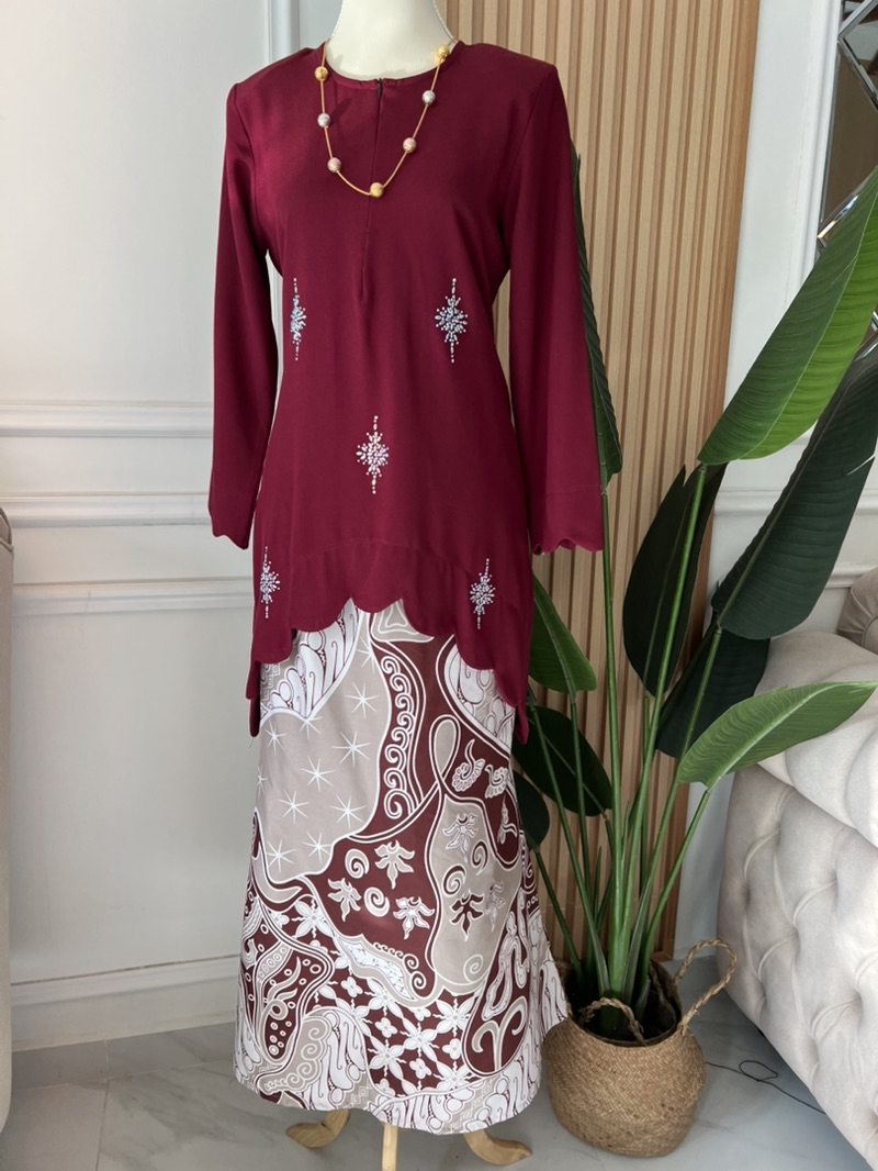 (DIAMONDS SET) VOL 2.0 SCALLOP CIK SURI RIAU KURUNG , KAIN COTTON ...