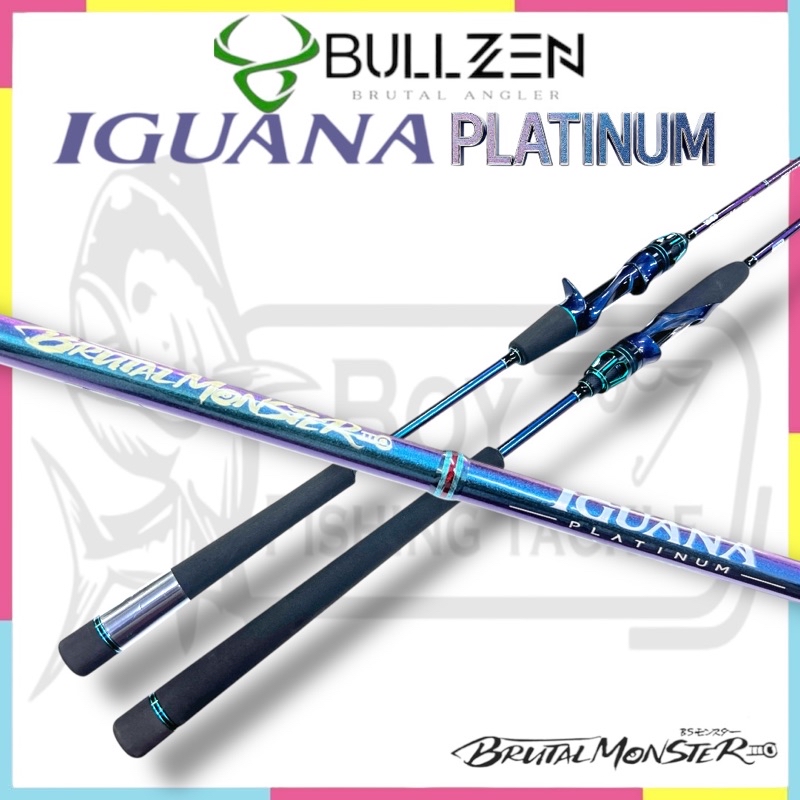 2025 BULLZEN IGUANA PLATINUM JIGGING ROD BRUTAL MONSTER SPINNING ...