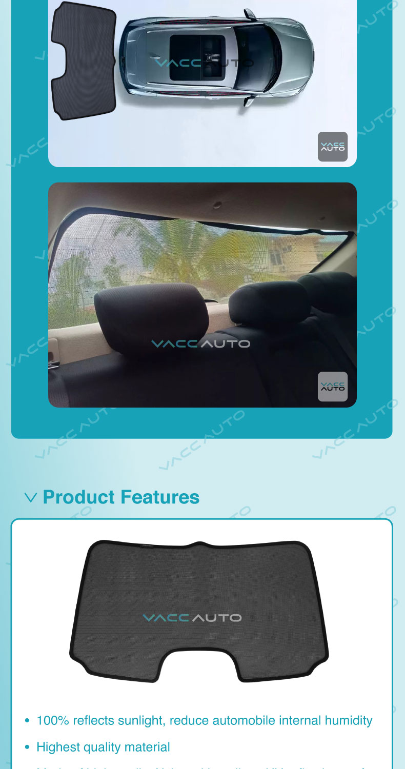 Honda City GM6 T9A 6th Rear Boot Windscreen Car Sunshade Trim City ...