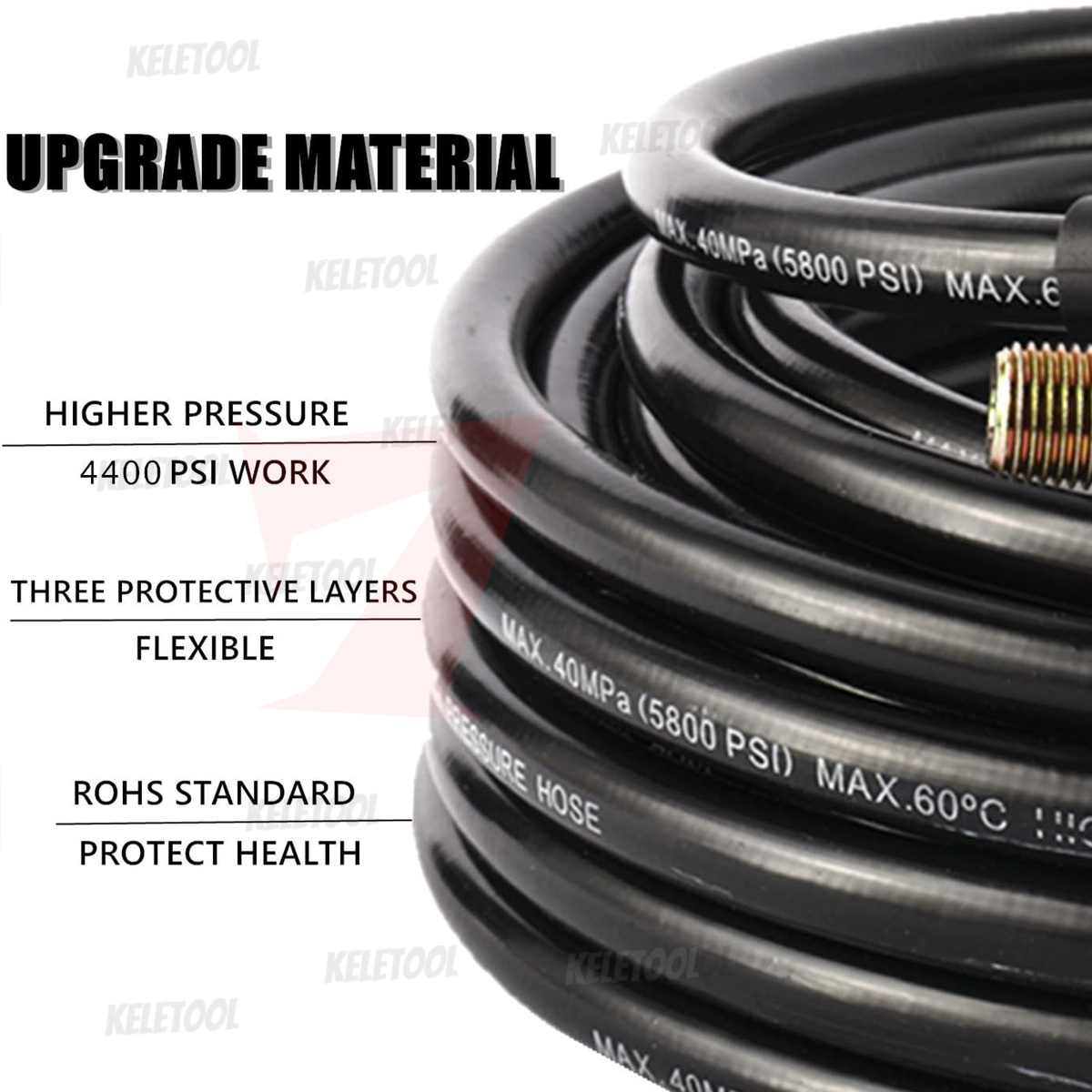 6in1 sewer jetter kit Sewer water jet hose pressure jet cleaner pipe ...