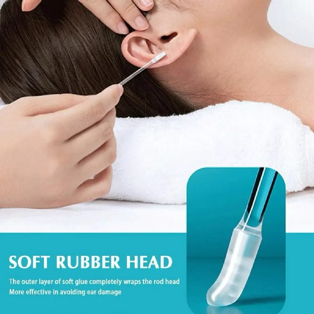 Earwax Remover 24Pcs Reusable Adhesive Earpick, Sticky Ear Swabs ...