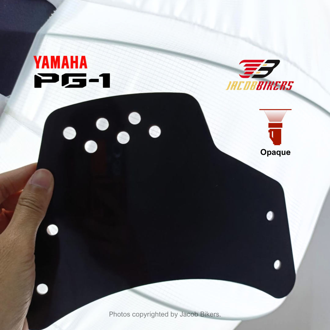 Yamaha PG-1 PG1 PG 1 Windshield Visor Reflector Cover Black Opaque Not ...