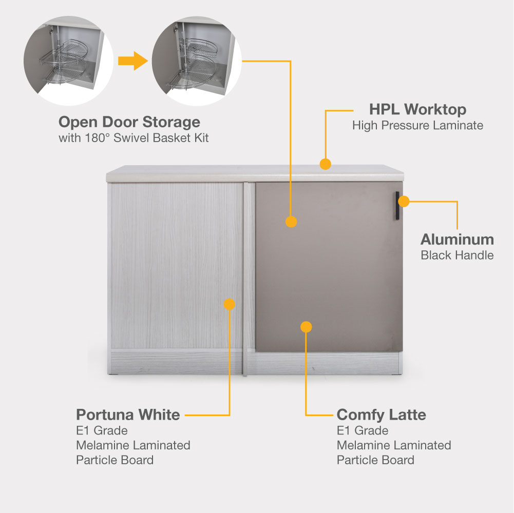 [FREE INSTALLATION] Nova Kitchen Cabinet Series for Wet & Dry Kitchens ...