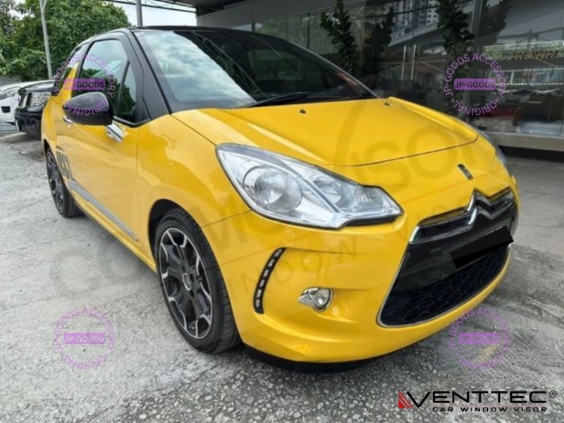 Citroen DS3 2009-Above Venttec Door Visor / Window Vent Visor ...